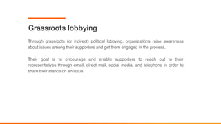 Political Lobbying 101 - How to create lasting change | PPT