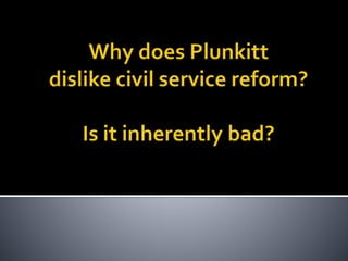 Plunkitt of Tammany Hall | PPT