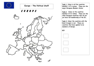 Political Map Of Europe | DOC