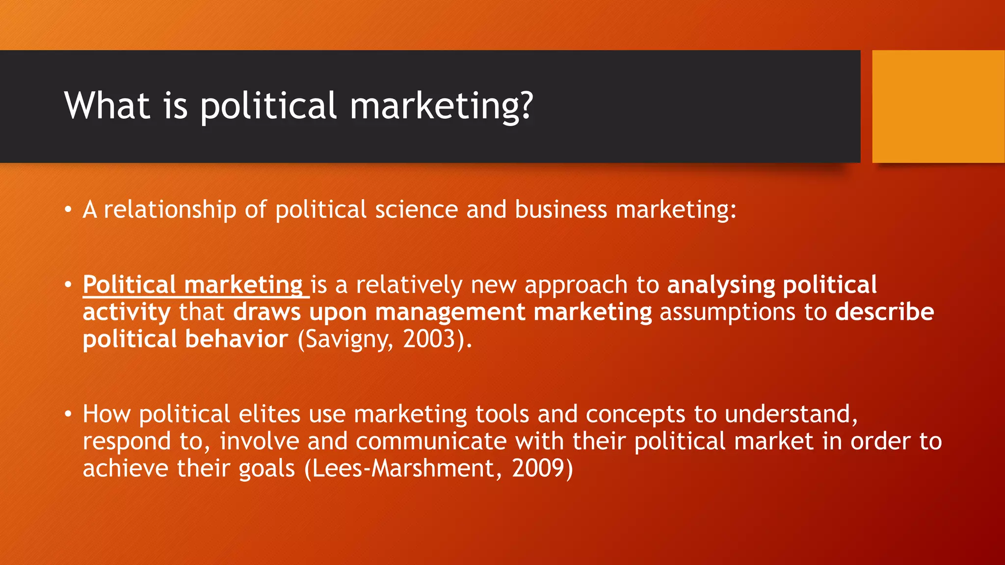 Political marketing tactics | PPTX