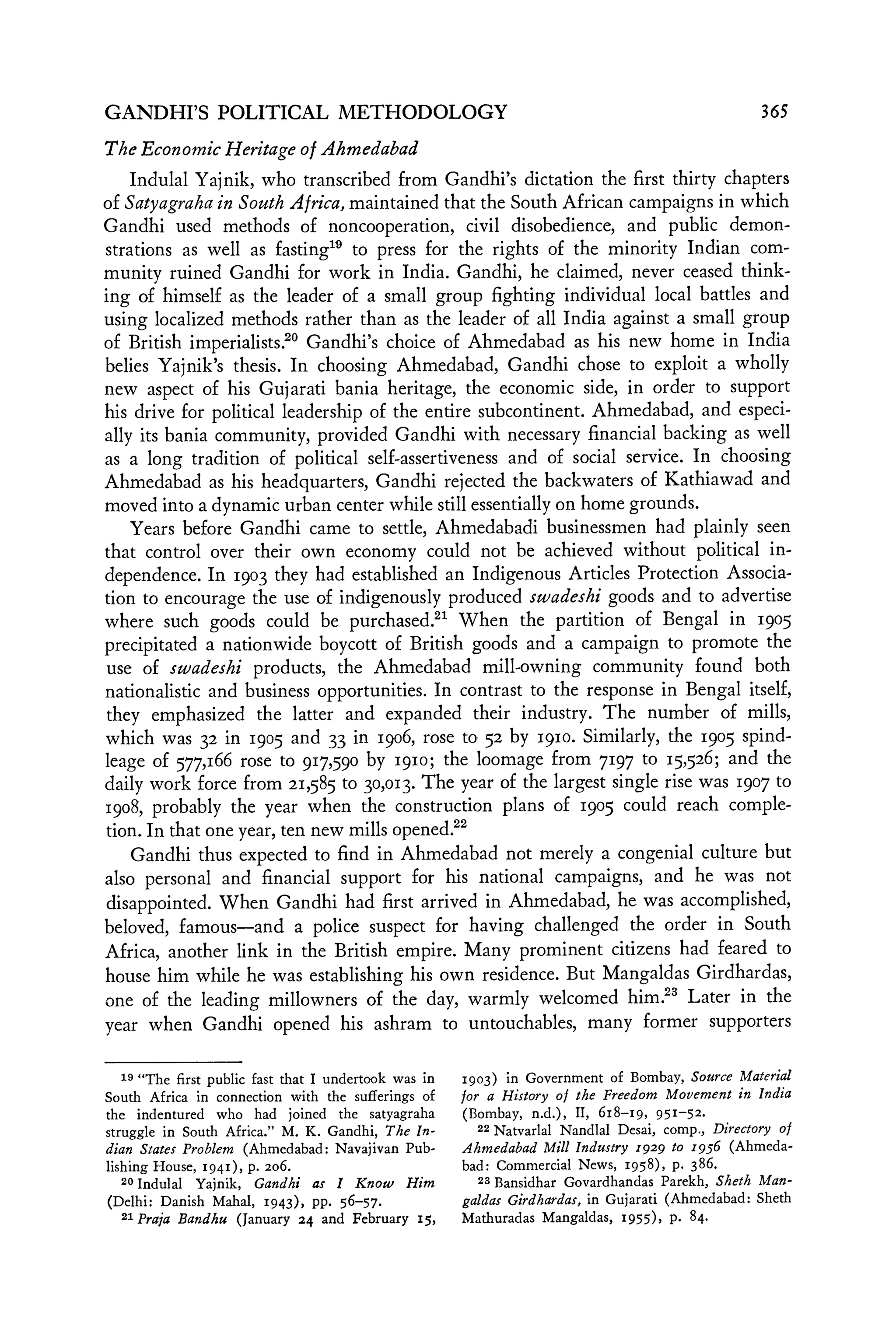 Political Methods of Gandhi | PDF