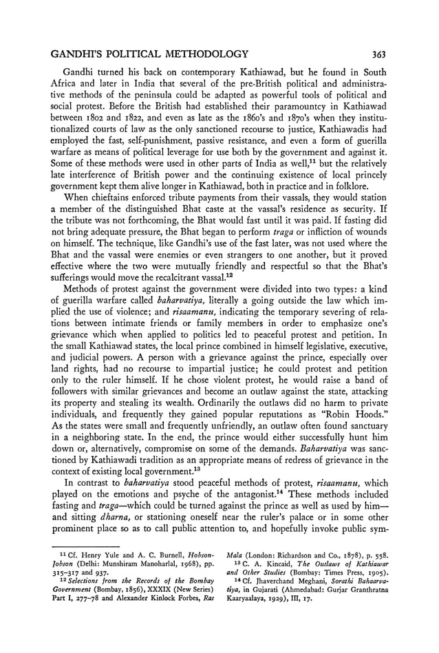 Political Methods of Gandhi | PDF