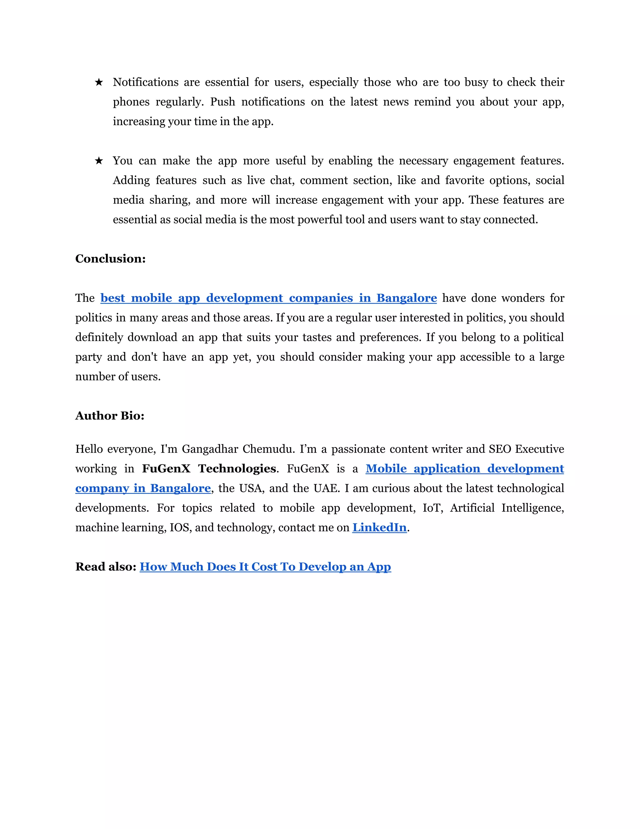Political Mobile App Development: Benefits & Features | PDF