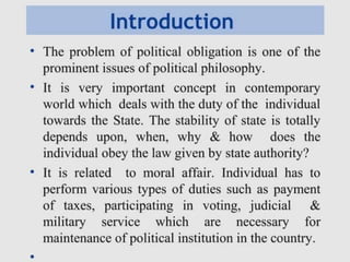 Political Obligation Unit I.pptx