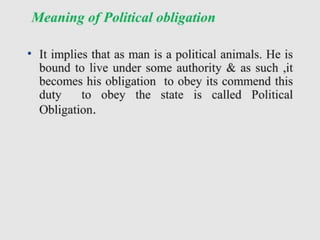 Political Obligation Unit I.pptx