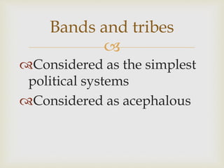 Political organization | PPTX