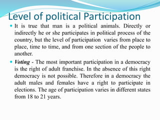 Political participation | PPTX