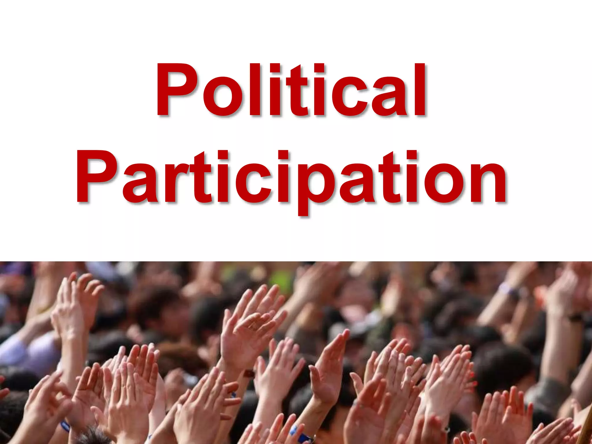 Political Participation | PPTX