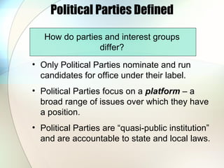 Political Parties | PPT