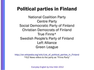 Political parties | ODP