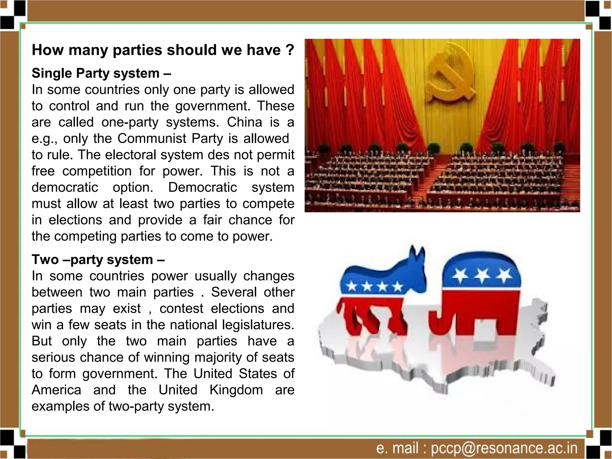 Political parties | PPSX