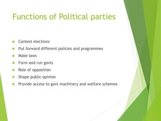 Political parties | PPTX