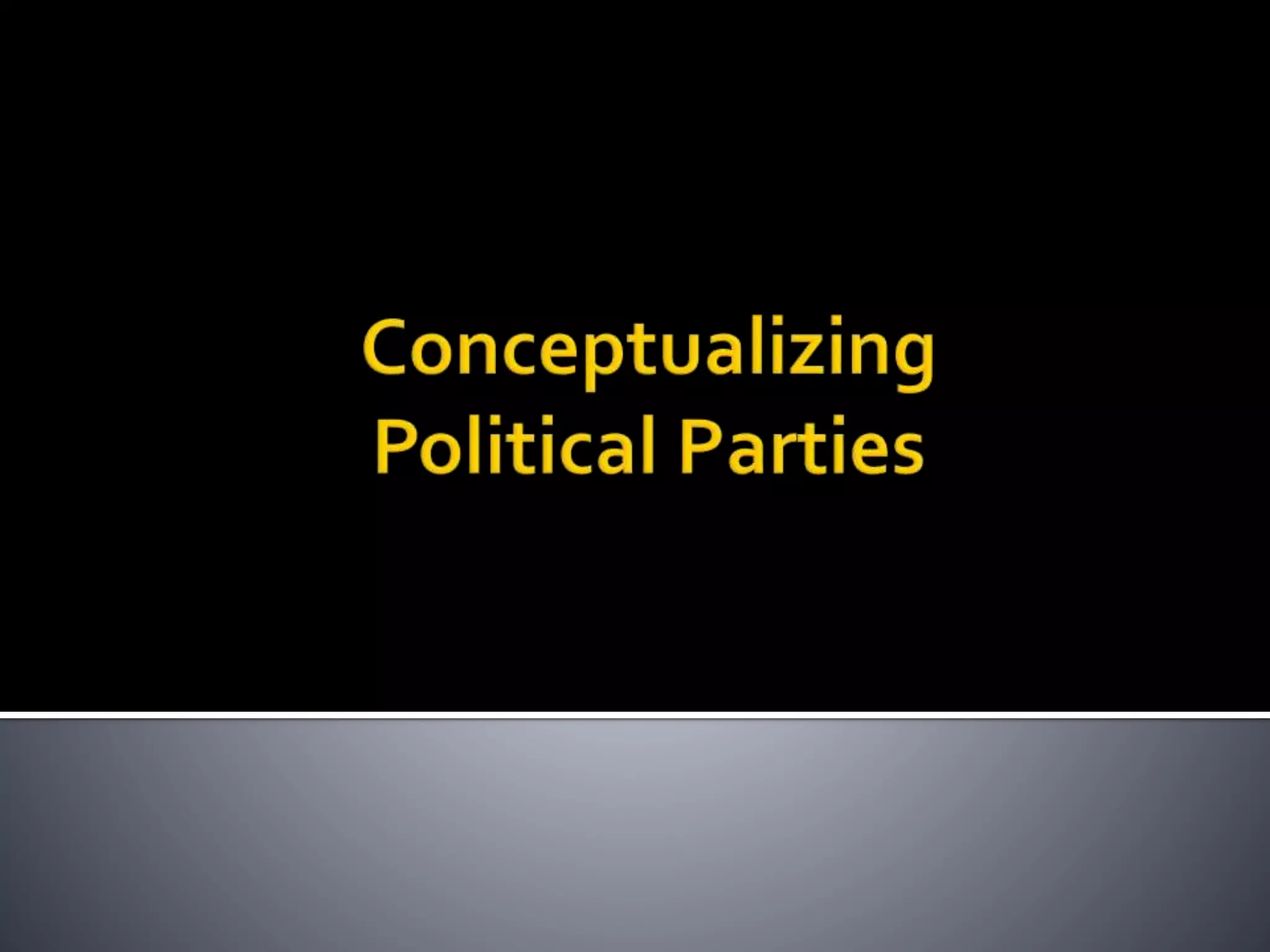 Political Parties | PPT