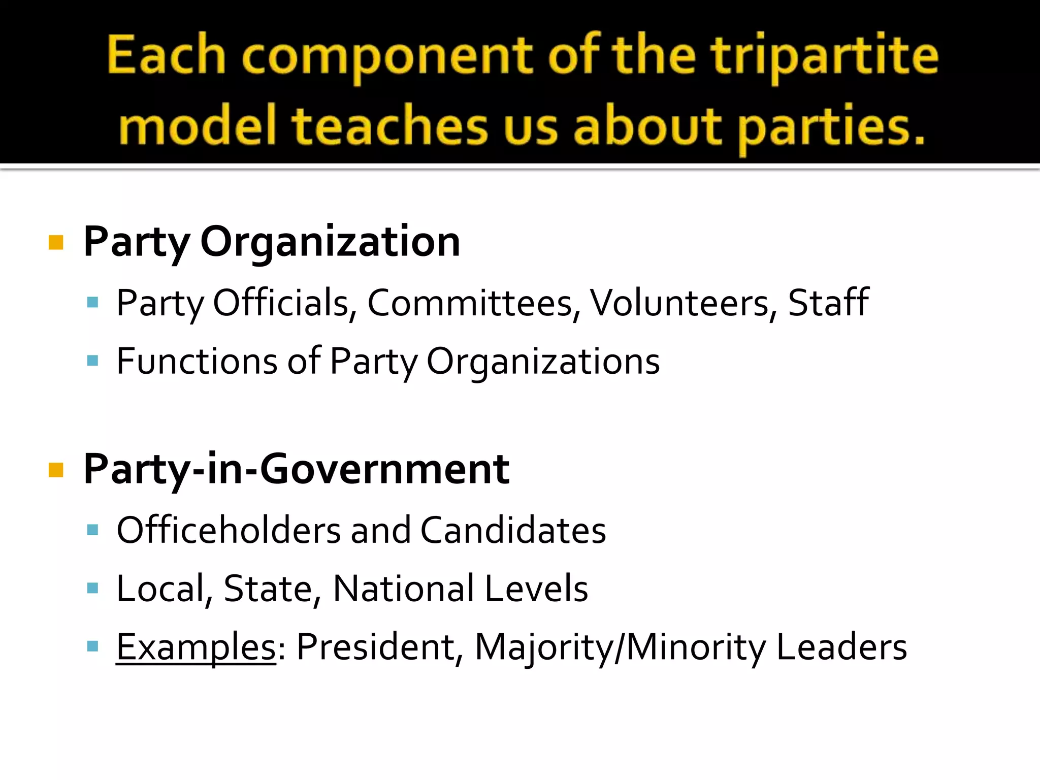 Political Parties | PPT