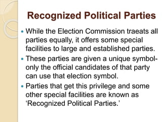 Political parties of India | PPTX