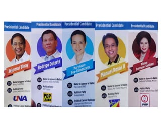 Political Parties: In the Philippine Setting | PPTX