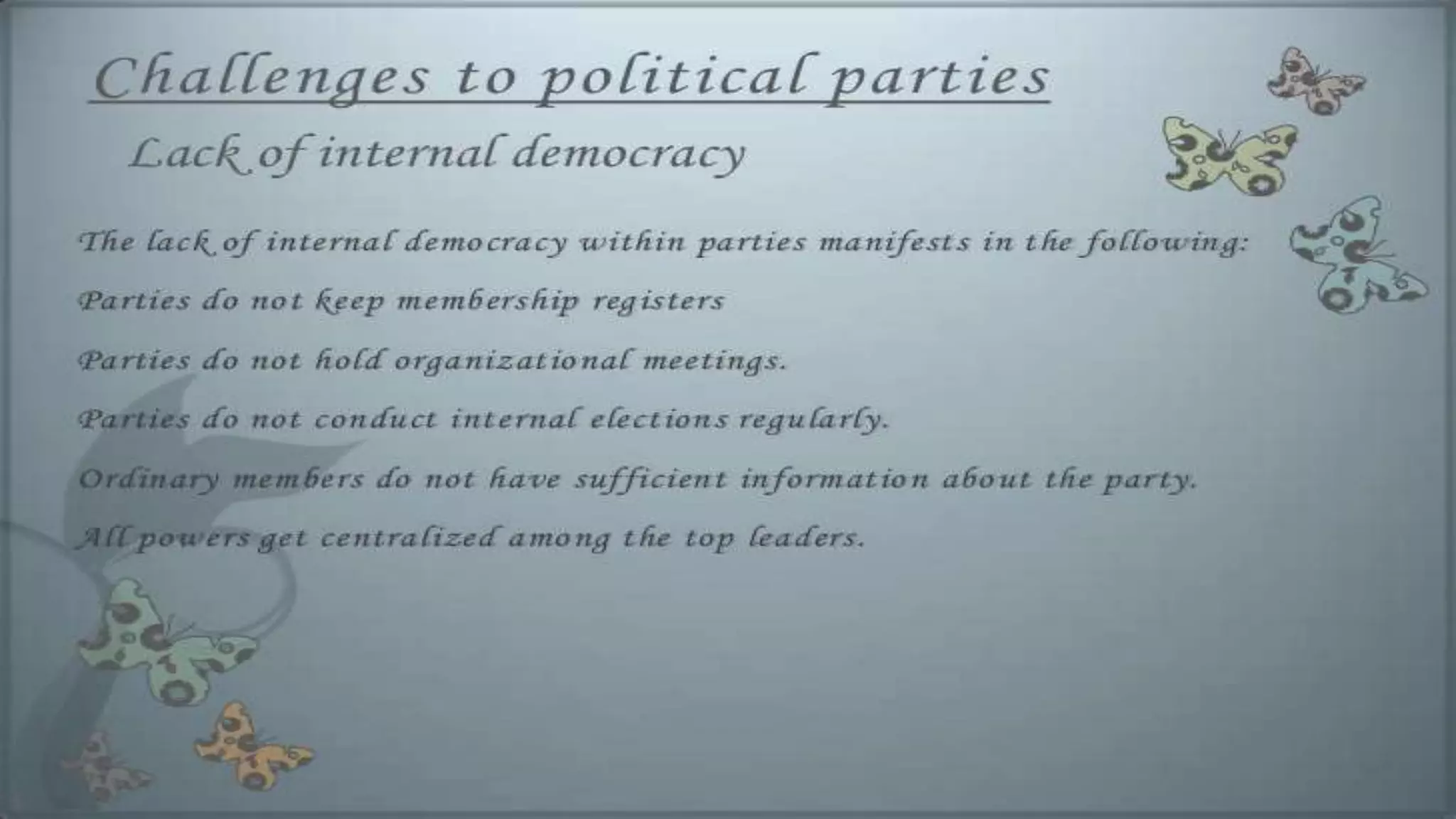 Political Parties - Class 10 | PPTX