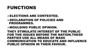 Political Parties - Class 10 | PPTX