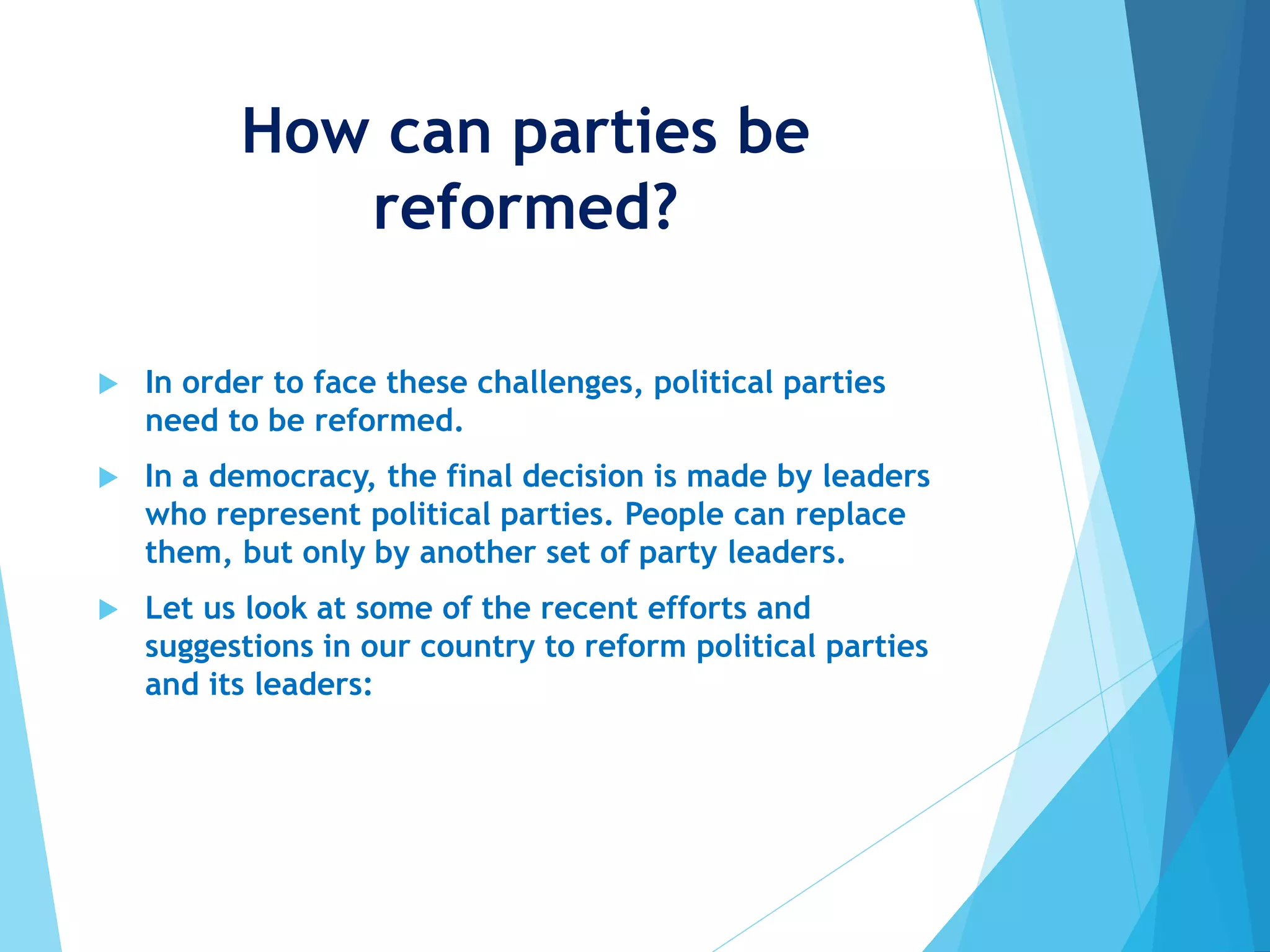 Political parties | PPTX