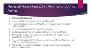 Political Parties.pptx | Civic affairs | Politics