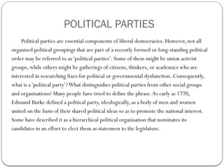 POLITICAL PARTIES.pptx hvhvhvhvhyvhyfvhyfvhyfvhy | PPTX