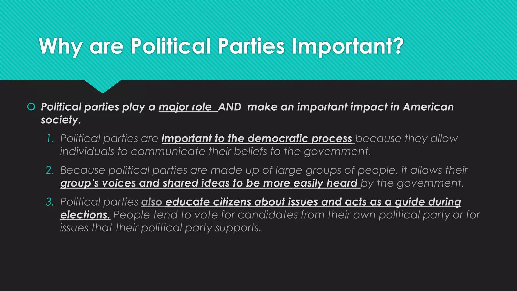 Political parties adapted | PPT