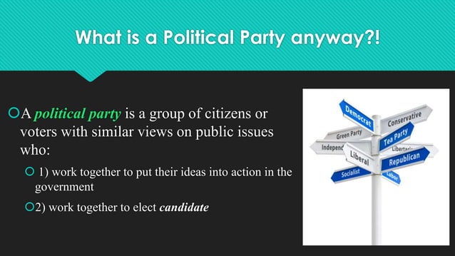 Political parties adapted | PPTX
