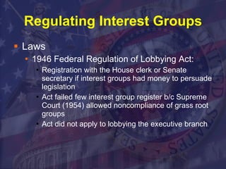 Political Parties And Interest Groups | PPT