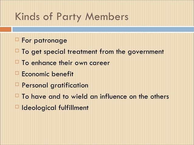 Political parties and interest groups (2) | PPT