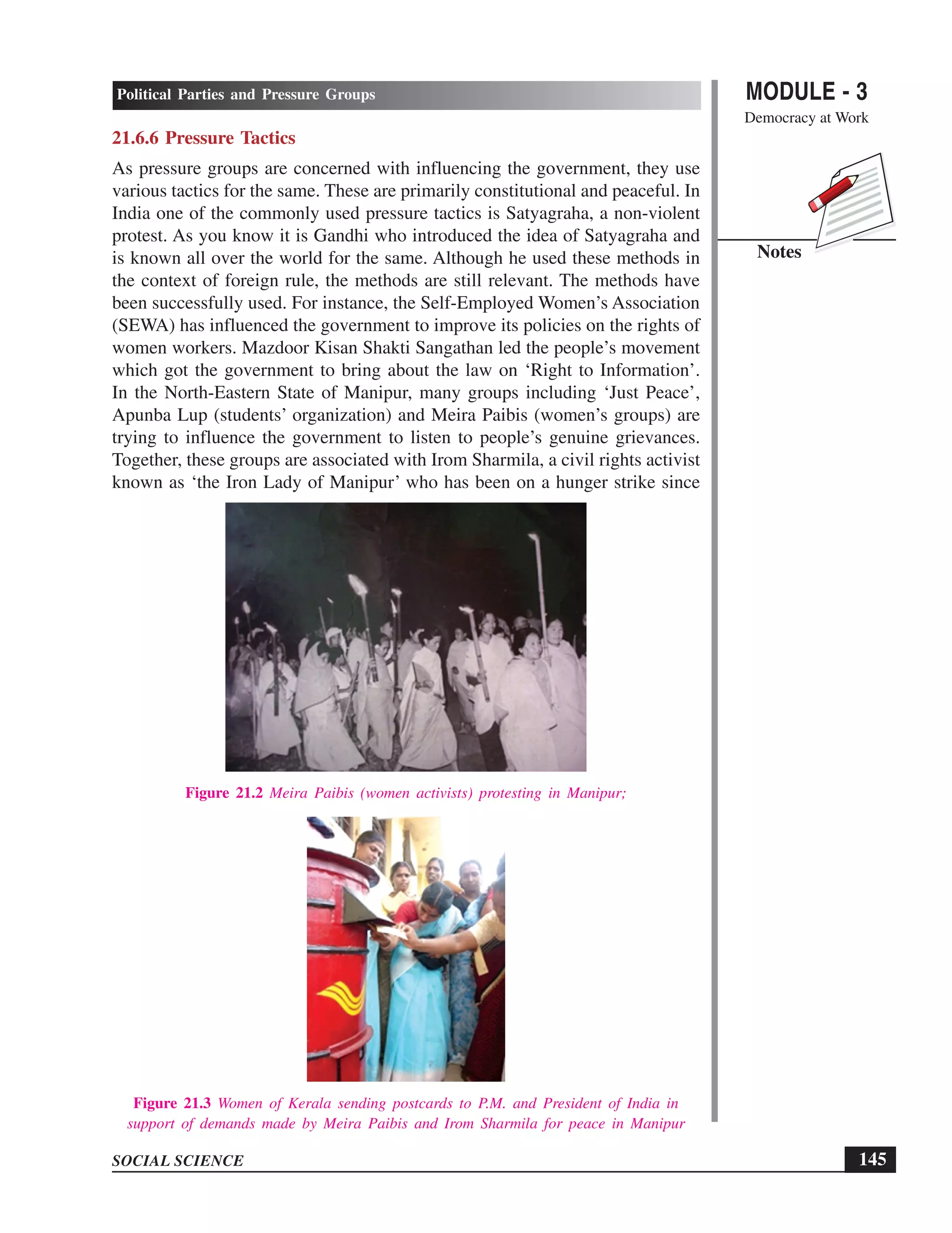 Political parties and pressure groups in india | PDF