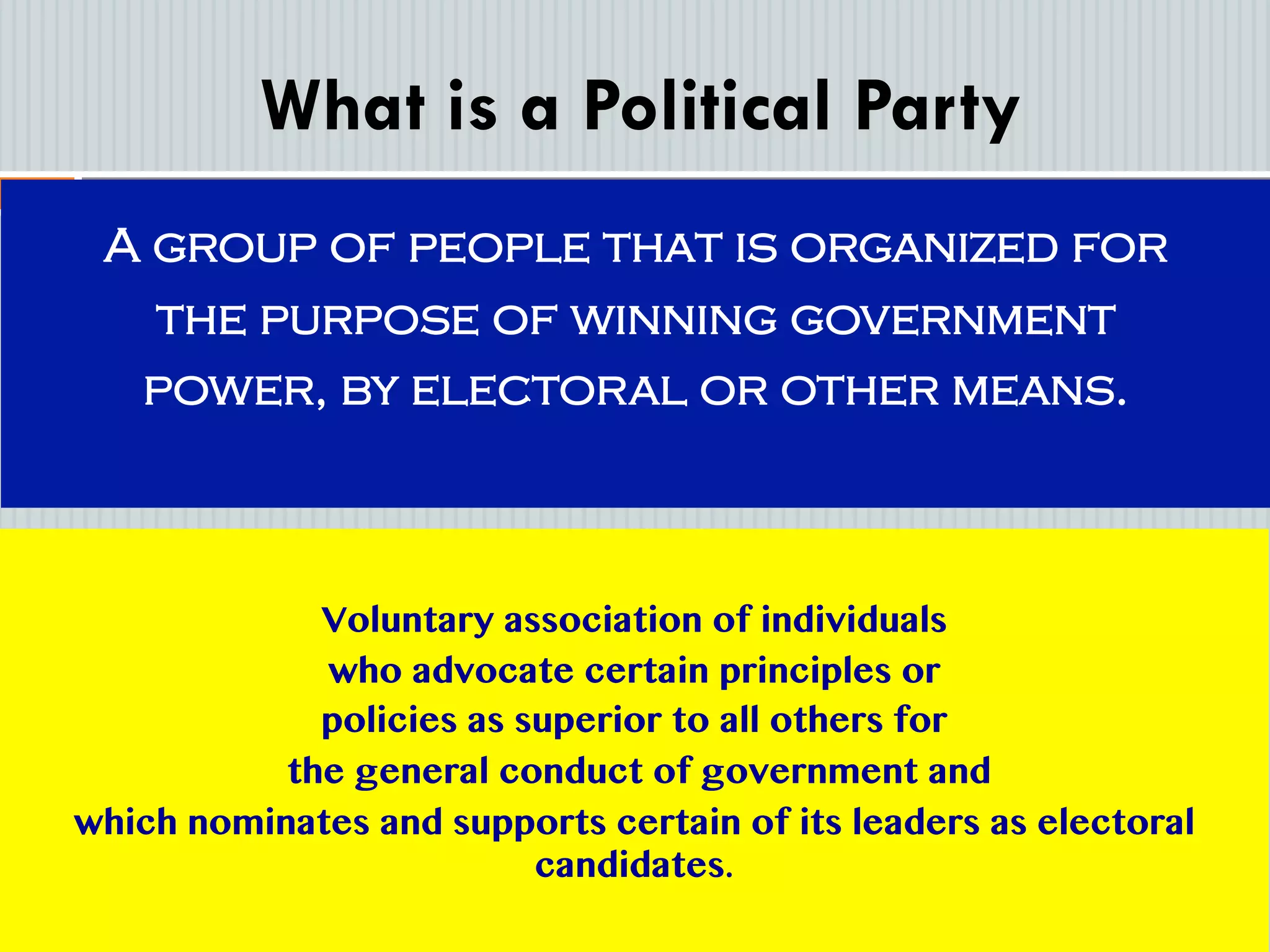 Philippine Political Parties | PDF