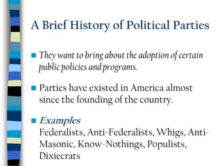 Political Parties & Election Process | PDF