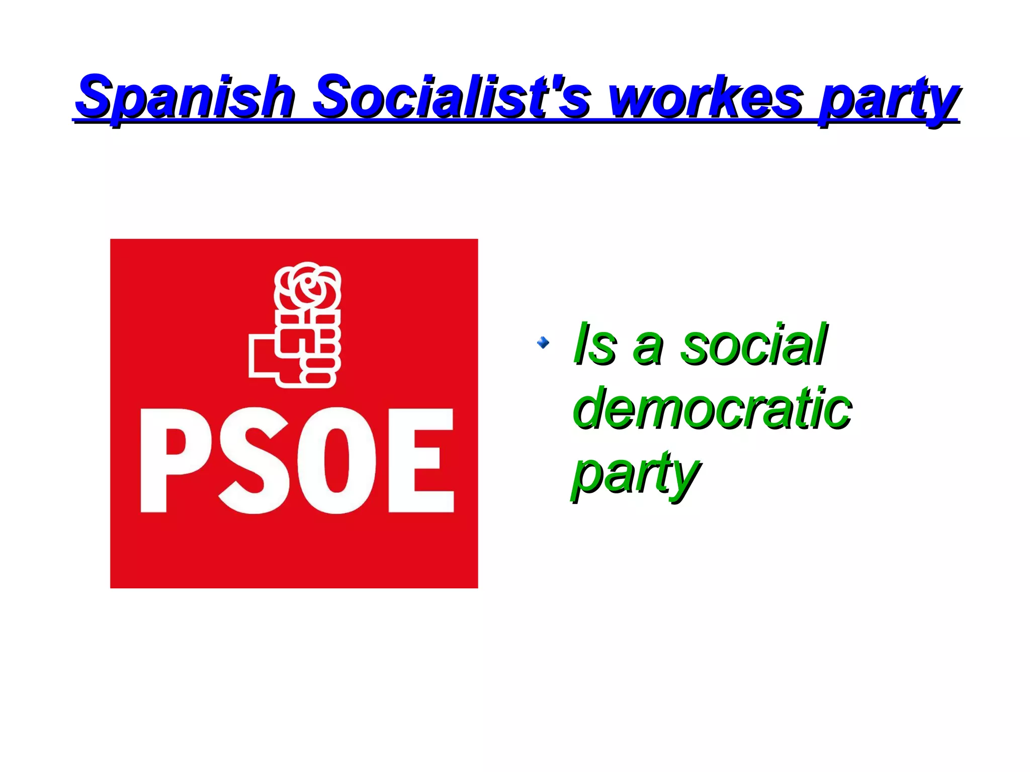 Political parties in spain | ODP