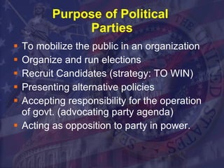 Political Parties (Notes) | PPT