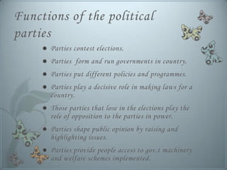 Political parties of india | PPTX