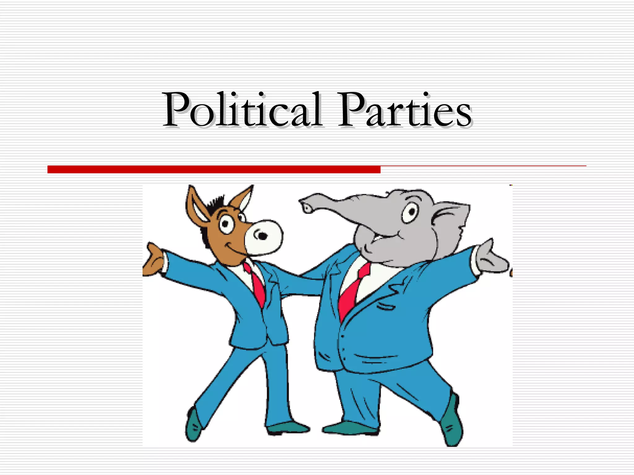 Introduction to Political Parties in the U.S. | PPT