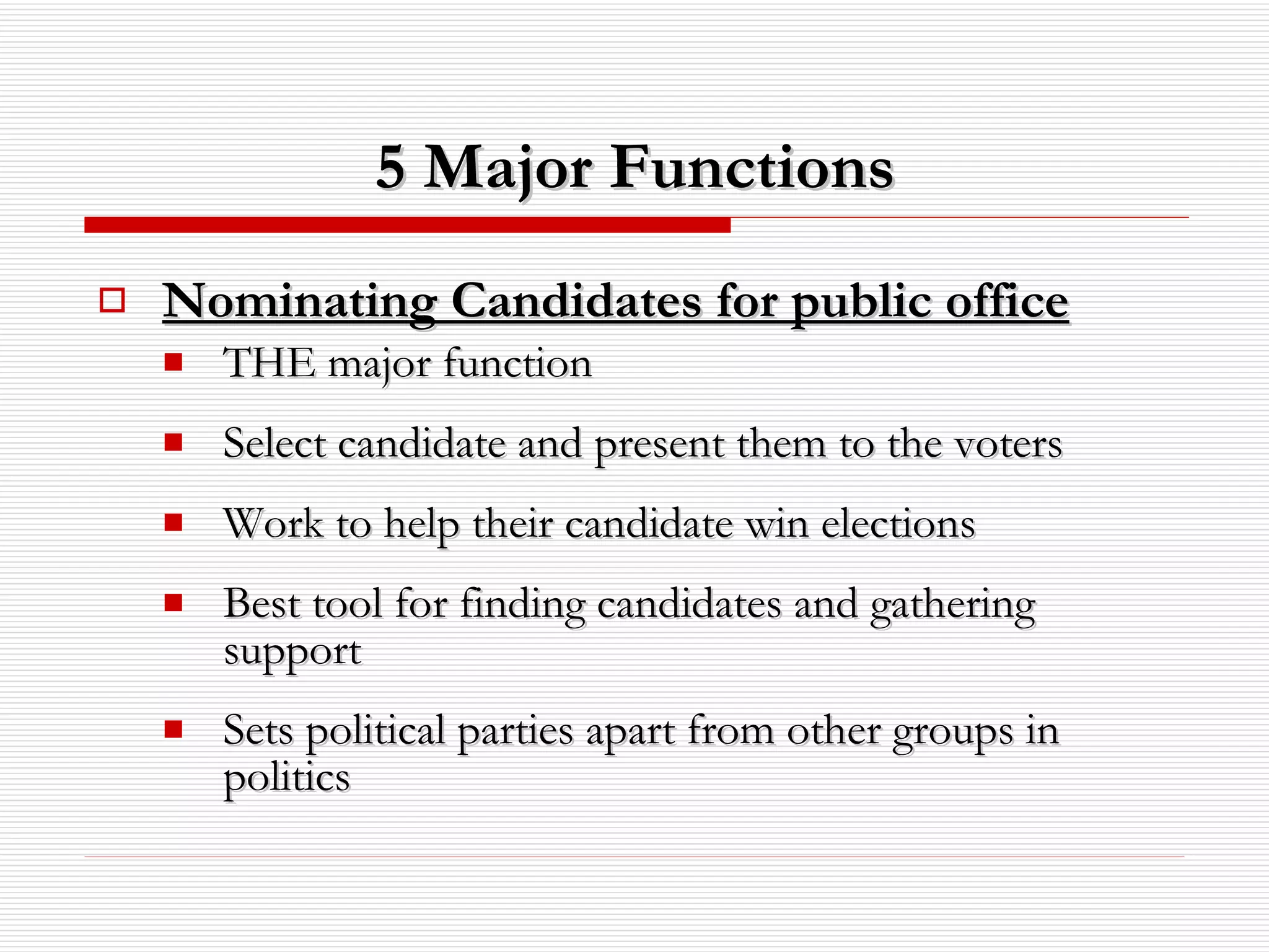 Introduction to Political Parties in the U.S. | PPT
