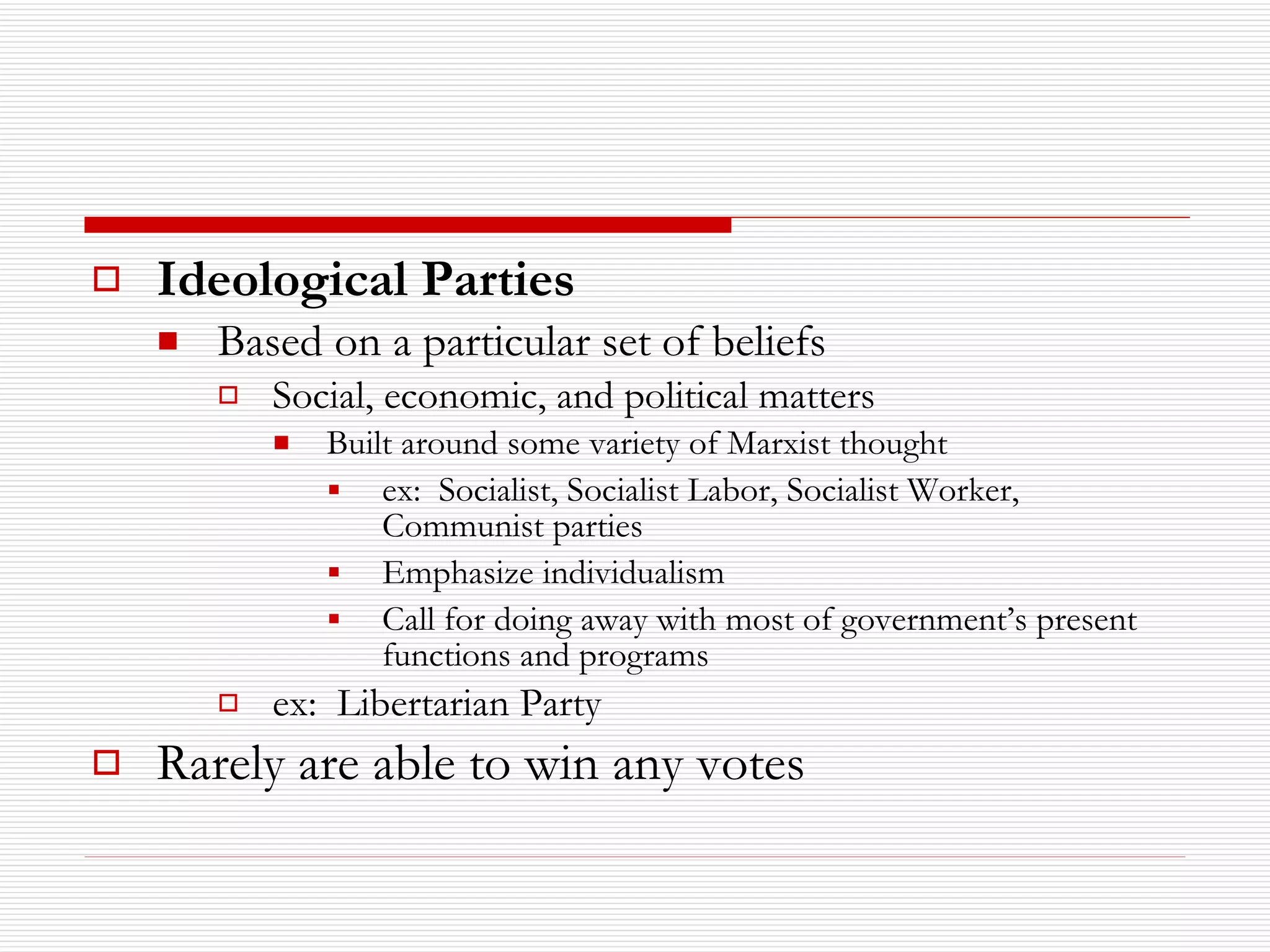 Introduction to Political Parties in the U.S. | PPT