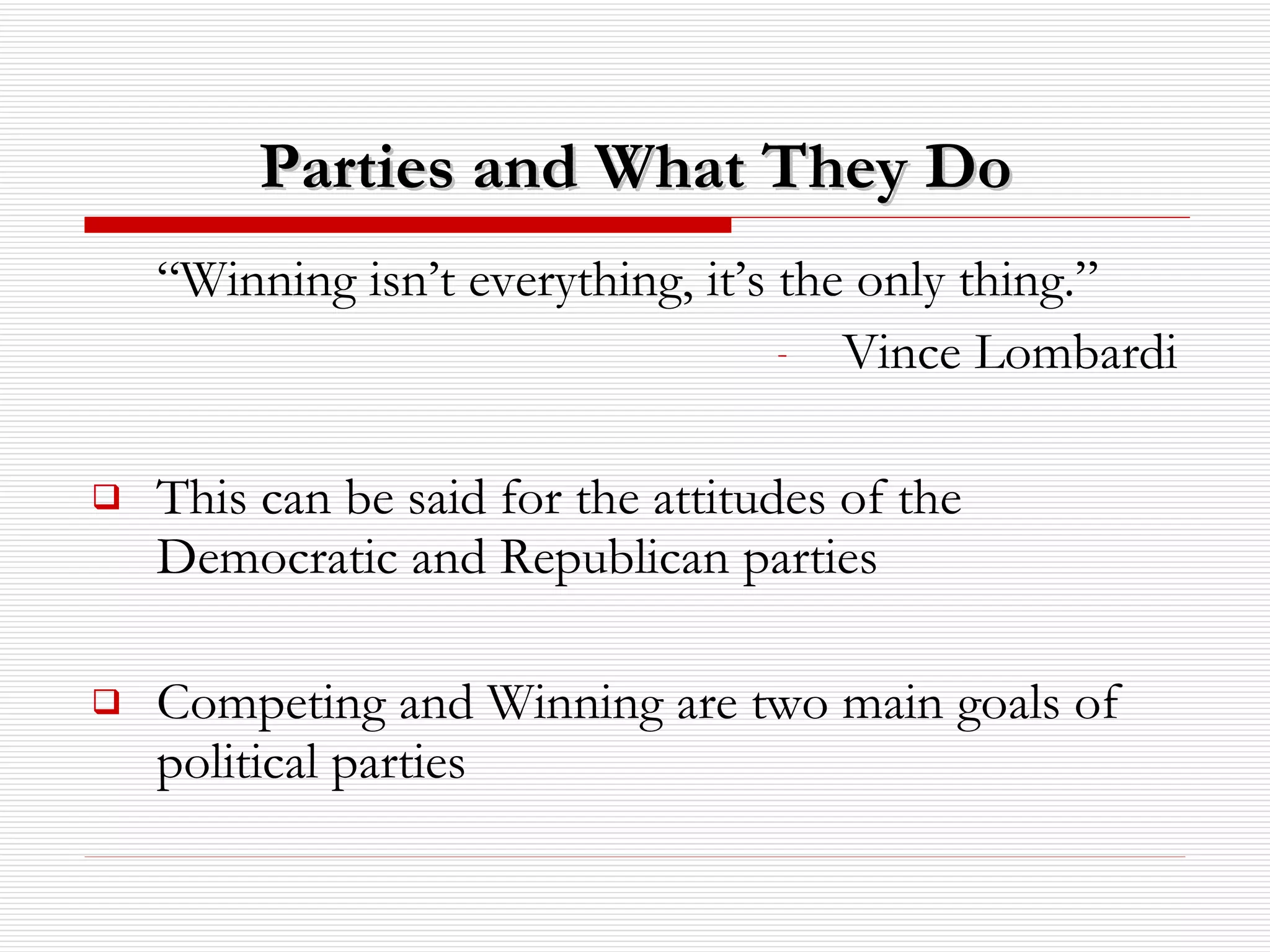 Introduction to Political Parties in the U.S. | PPT