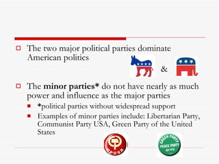 Introduction to Political Parties in the U.S. | PPT