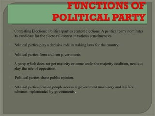 Political parties ppt blog | PPT