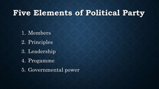 Political party | PPTX