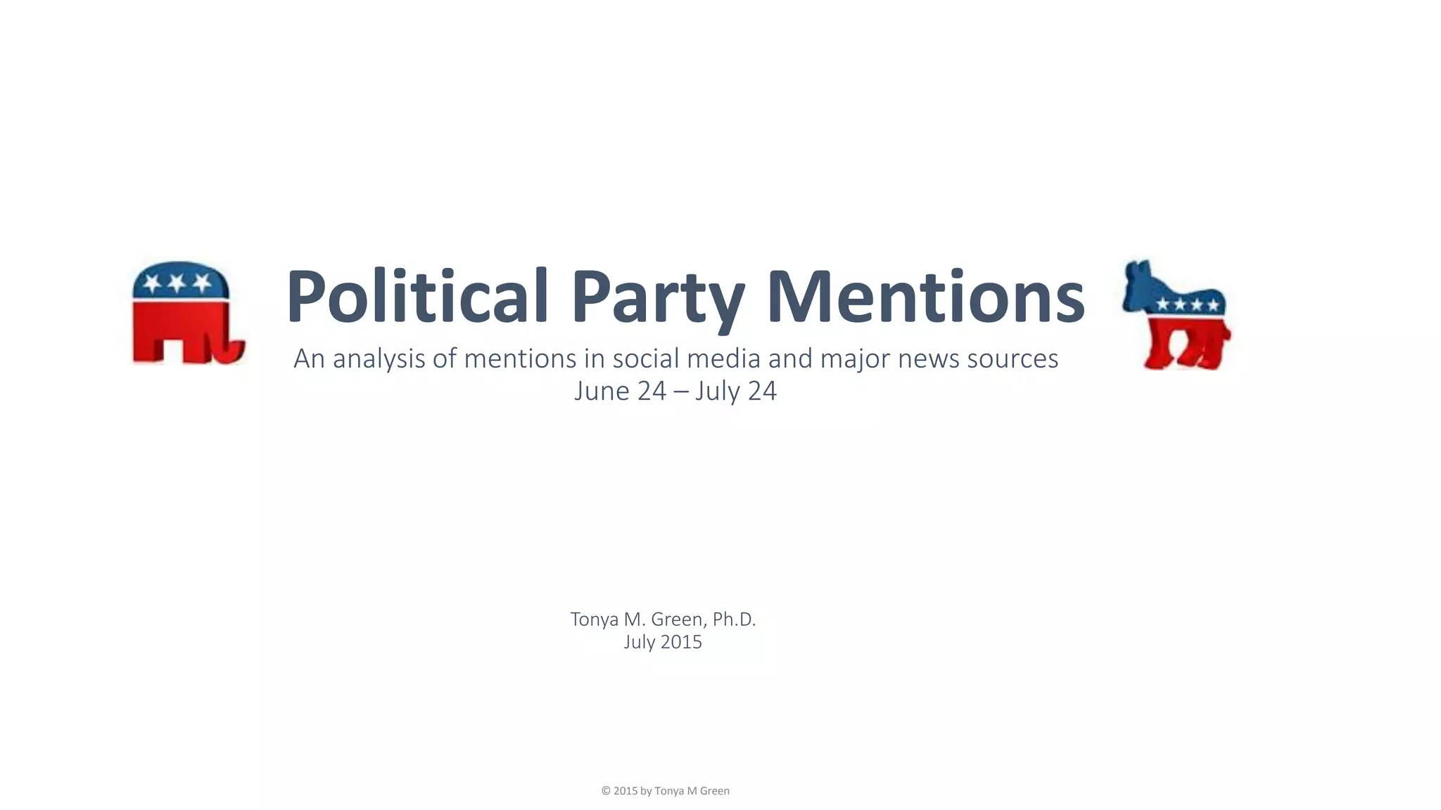 US Political Party Mentions | PPT