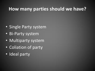 Political party ppt | PPTX
