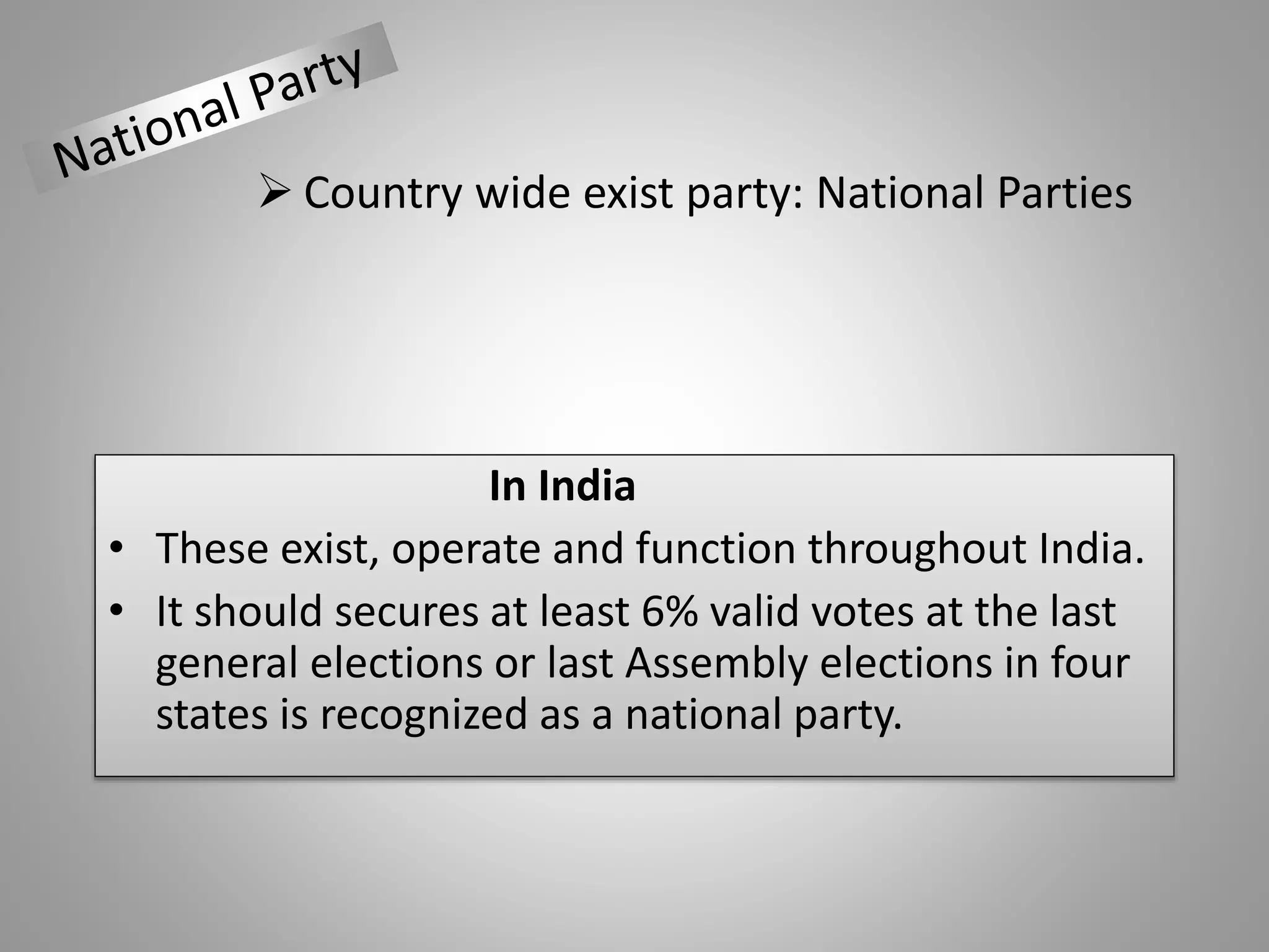 Class: 10 Political party ppt | PPTX