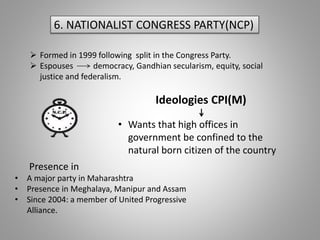 Class: 10 Political party ppt | PPTX