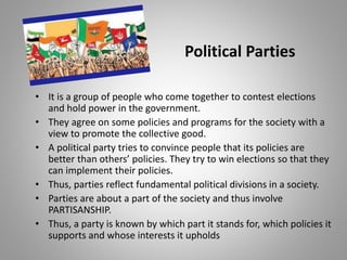 Class: 10 Political party ppt | PPTX
