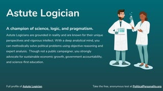 Political Personality Test - PoliticalPersonality.org
