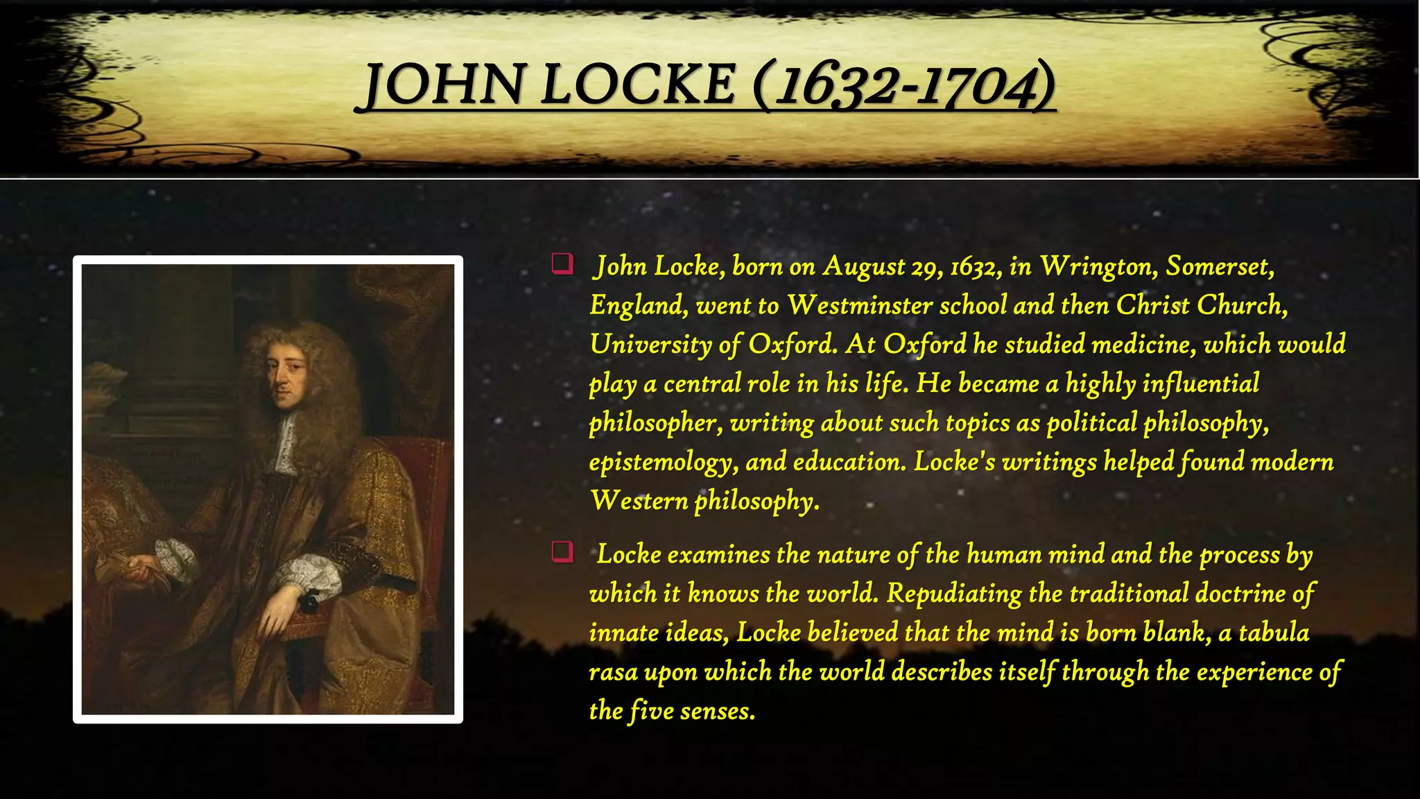 Political Philosophy on John Locke By - Shashank Laleria from India | PPT