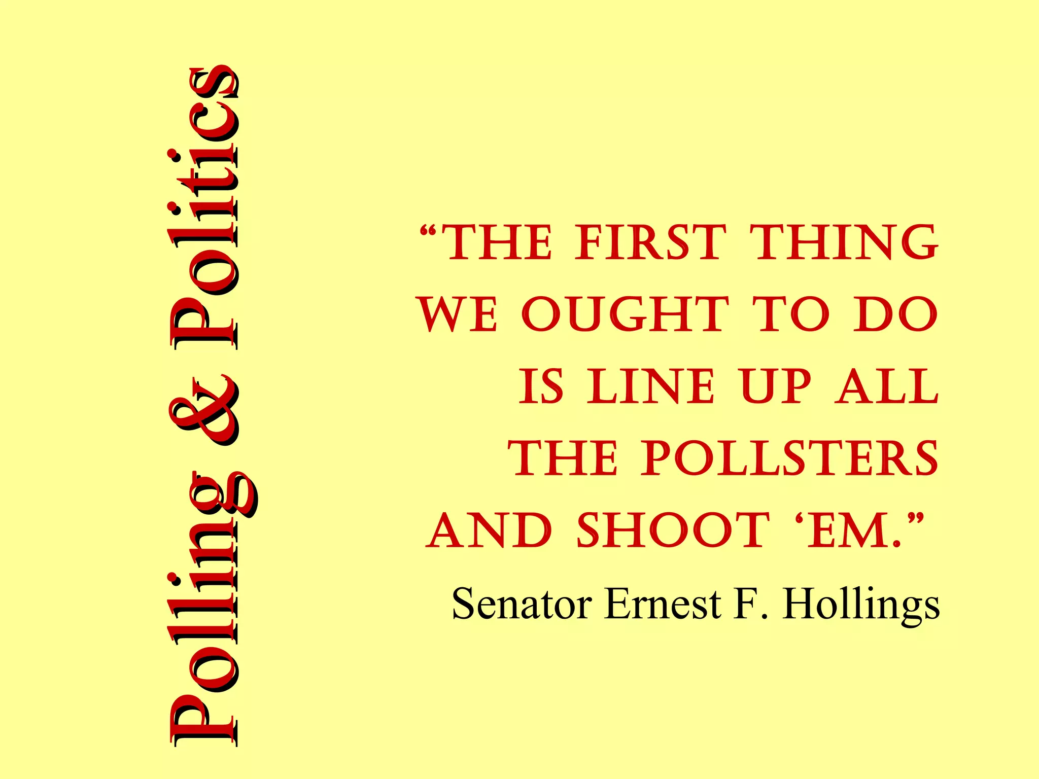 Political polling powerpoint | PPT